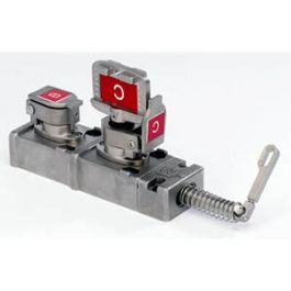 Dual Key Access Interlock B Key Removable