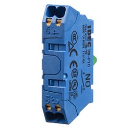 Single pole normally open contact block S3 push-in terminals