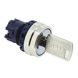 22mm 2 position maintained key operator Metal Finsh bezel key remove ...